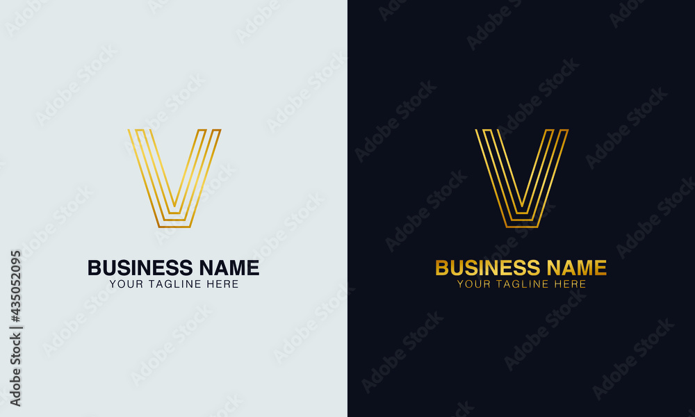 V VV initial logo | initial based abstract modern minimal creative logo ...