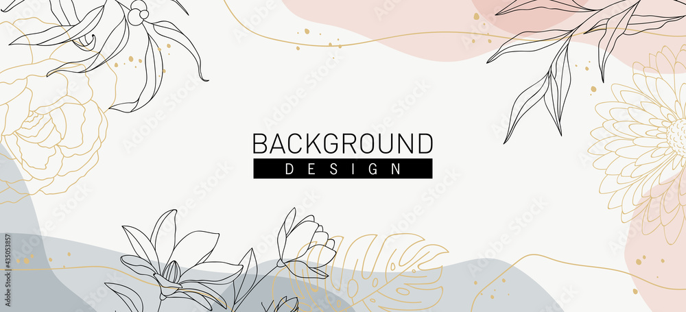 Modern abstract elements set, minimal design, vector illustration ...