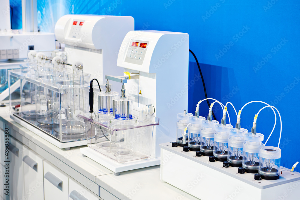 Modern chemical equipment for laboratory. Dissolution and ...