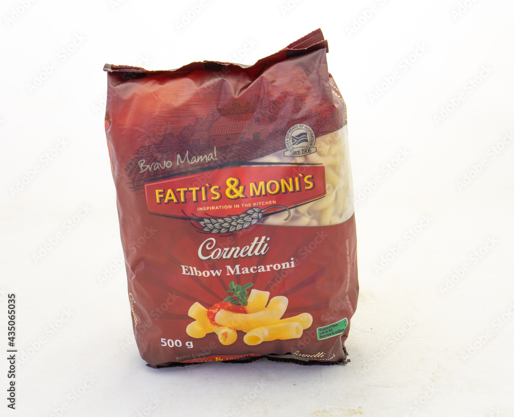 Johannesburg, South Africa - a packet of Fatti's and Moni's cornetti ...