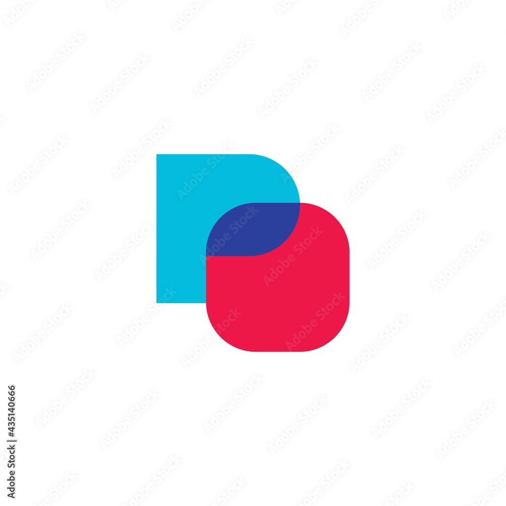 PO logo design inspiration vector template Stock Vector | Adobe Stock