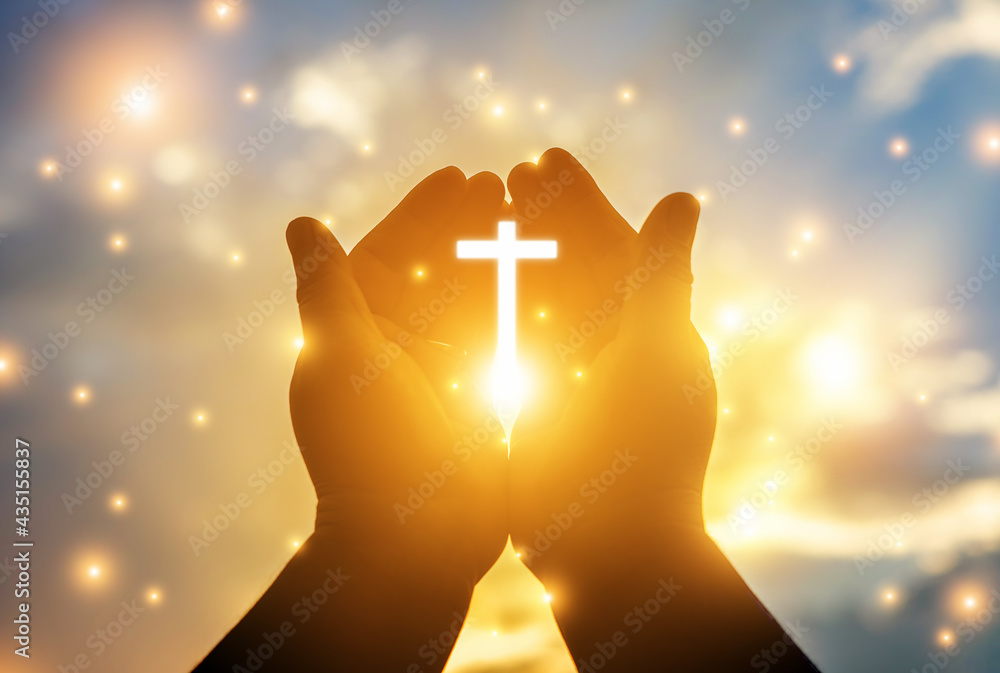 Human hands open palm up worship. Eucharist Therapy Bless God Helping ...