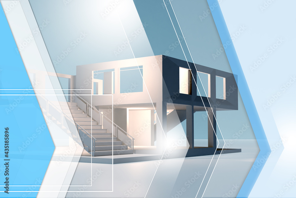 Painting works. Building design. Selection of paint for the facade ...