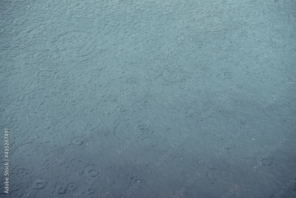 Atmospheric nature background of azure water in mountain lake. Scenic ...