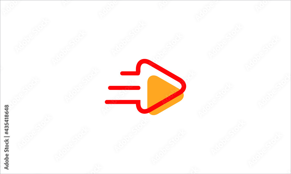 Forward Video Play Button icon logo. or Fast Forward Play Button Icon ...