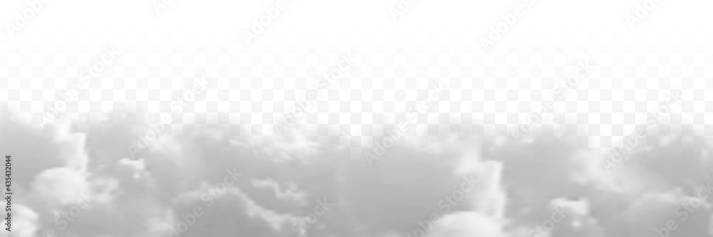 Vector realistic isolated cloud sky for template decoration and ...