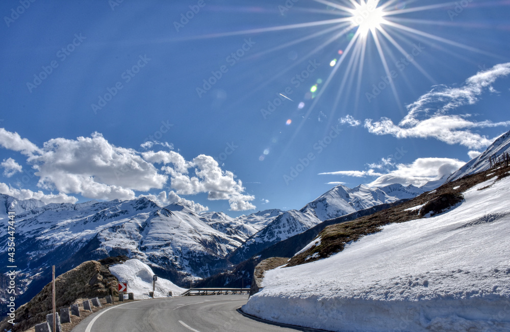 großglockner, großglockner-hochalpenstraße, straße, Randstein, Granit ...