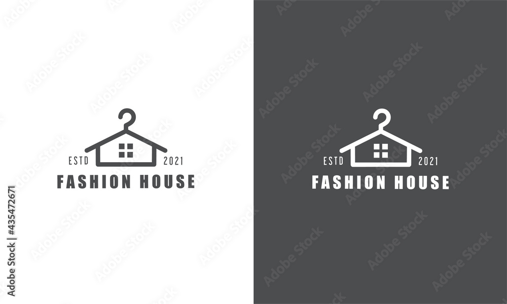 Fashion house monogram logo design vector. Perfect for boutique or ...