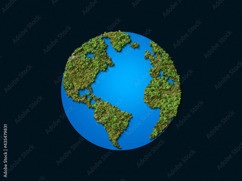 World Environment day concept. Ecosystem Restoration 2021 environment ...