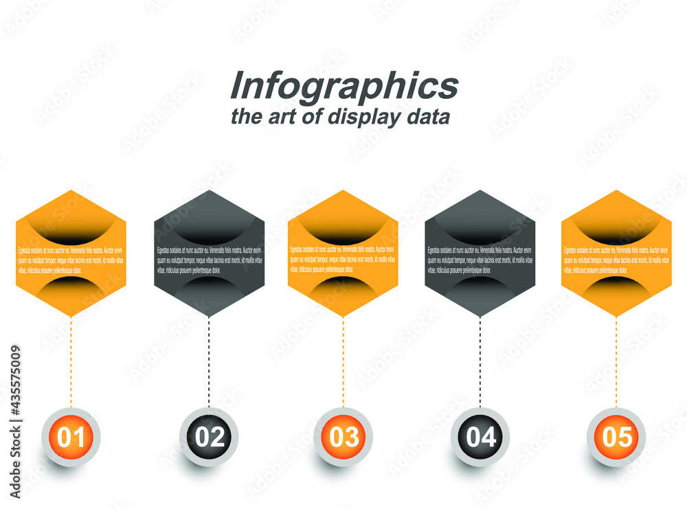 Infographic display template. Idea to display information, ranking and ...
