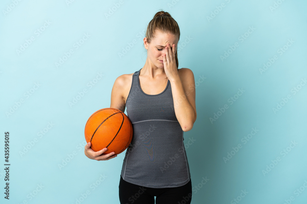 Tired Basketball Player
