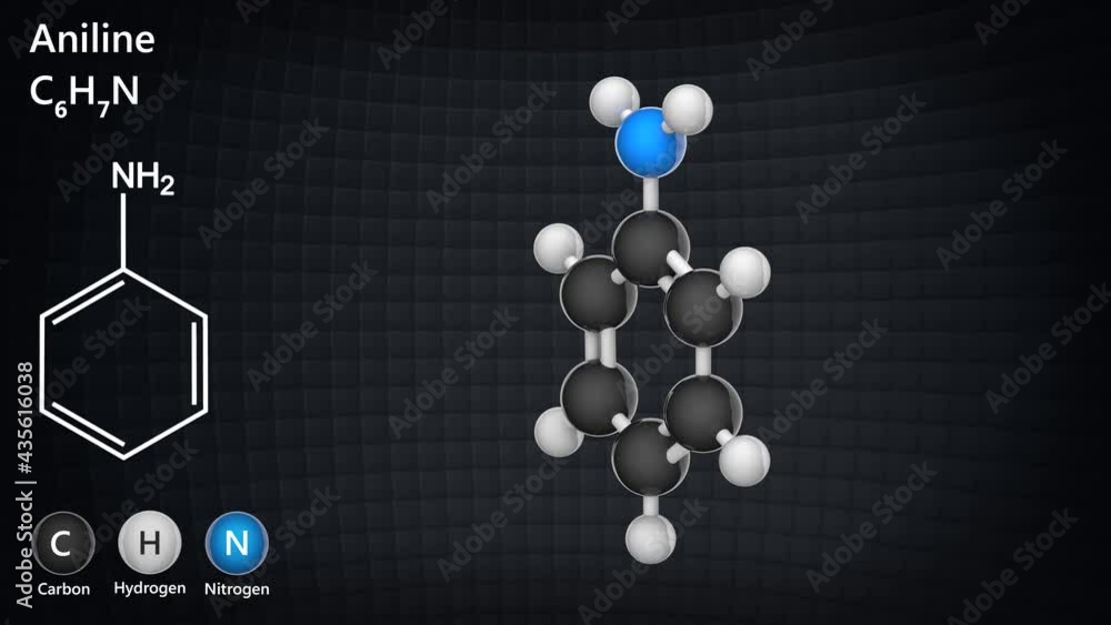Aniline (phenylamine, aminobenzene, benzenamine, benzamine). Primary ...