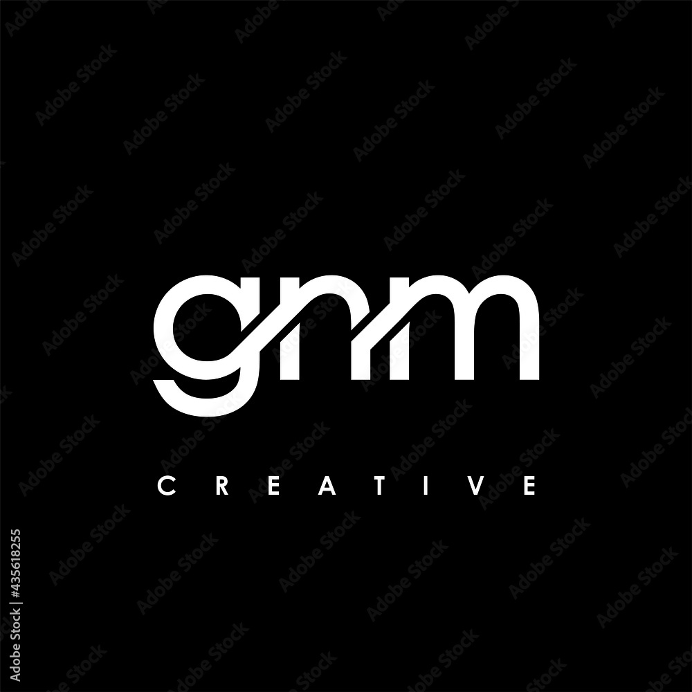 GNM Letter Initial Logo Design Template Vector Illustration Stock ...
