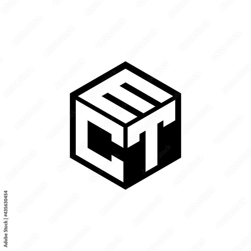 CTM letter logo design with white background in illustrator, vector ...