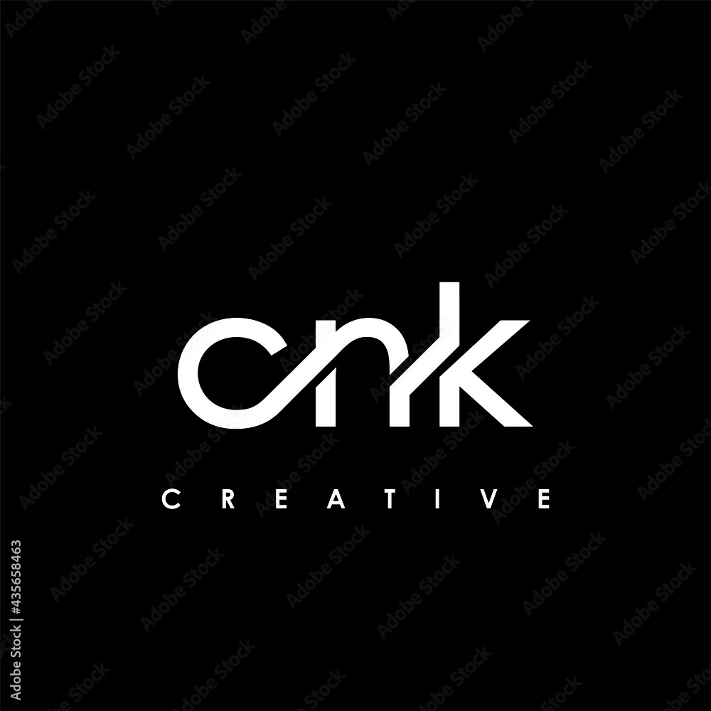 CNK Letter Initial Logo Design Template Vector Illustration Stock ...