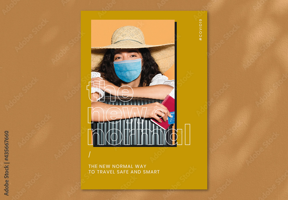 Poster Layout in New Normal Stock Template | Adobe Stock