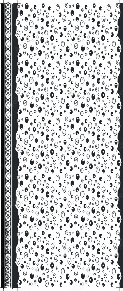 dot and border design for fabric print, background, texture, tile Stock ...