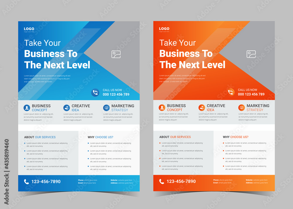 Corporate Posters Design Examples