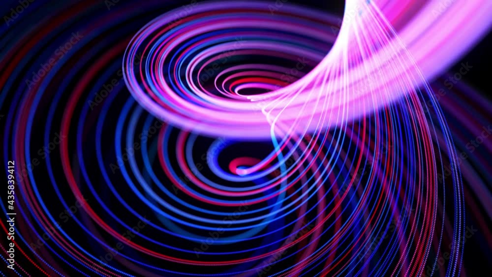Light flow bg in 4k. Abstract looped background with light trails ...