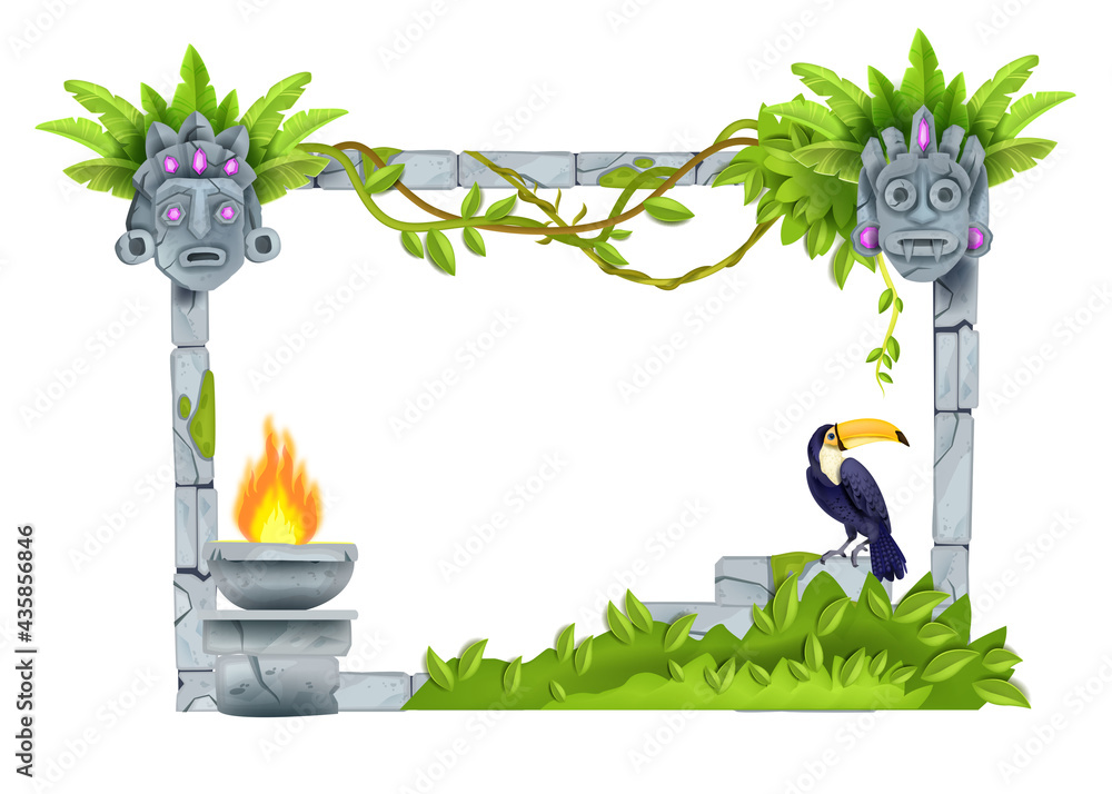 Aztec Borders Clip Art