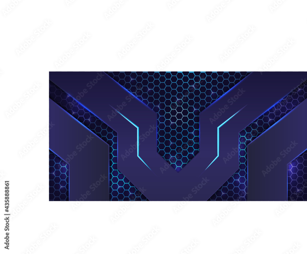 Black and Blue abstract esports gaming background wallpaper with ...