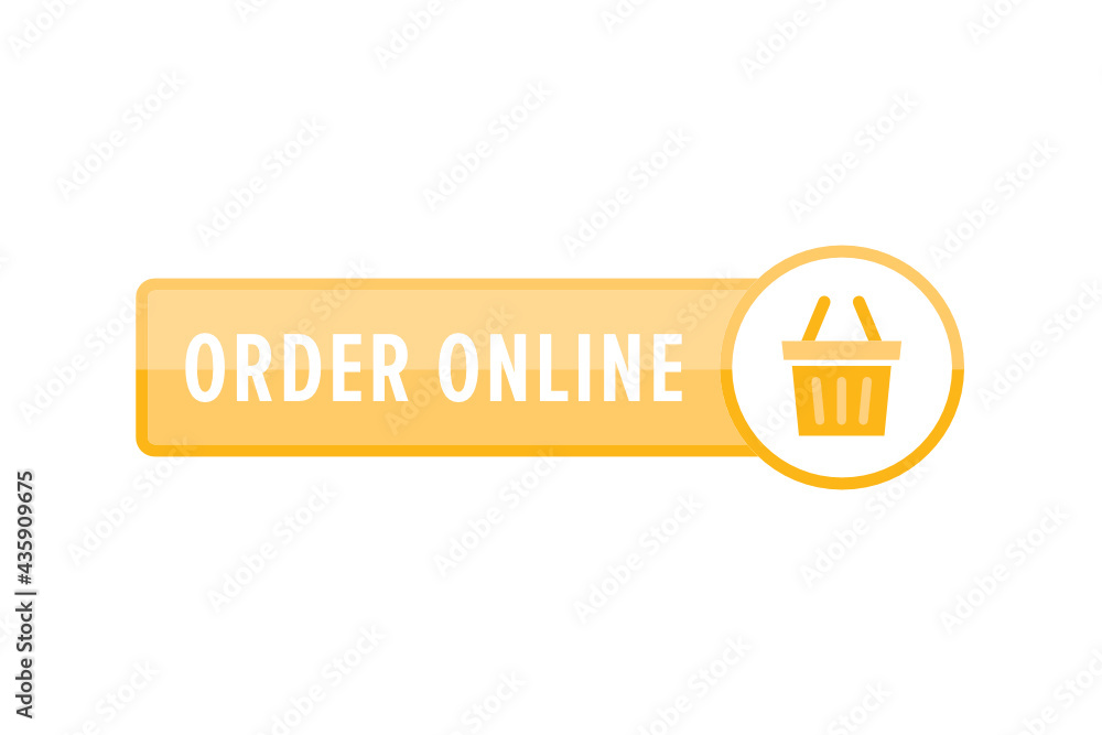 Order Button, Online Order Button, Button UI Icon, Order Now UI Button ...