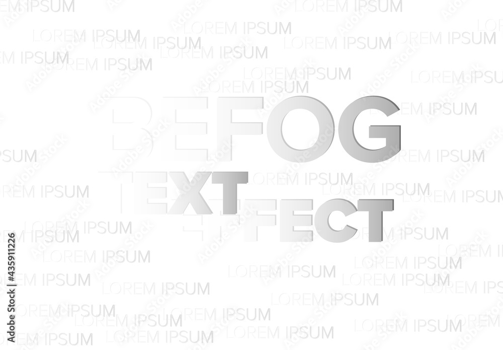 Fog Editable Text Effect Stock Template | Adobe Stock