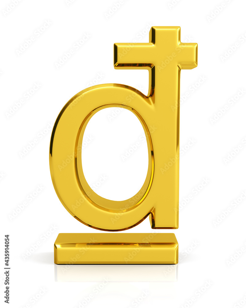 Photo & Art Print Vietnamese dong symbol isolated on white background ...