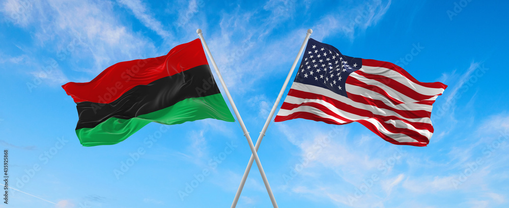 Pan-African flag. Black history month Celebrated annually in February ...