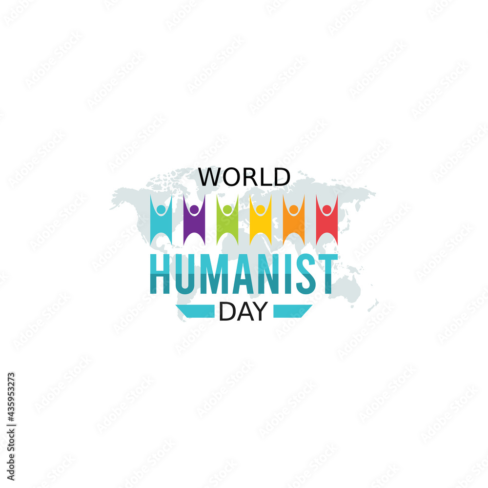 vector graphic of world humanist day good for world humanist day ...