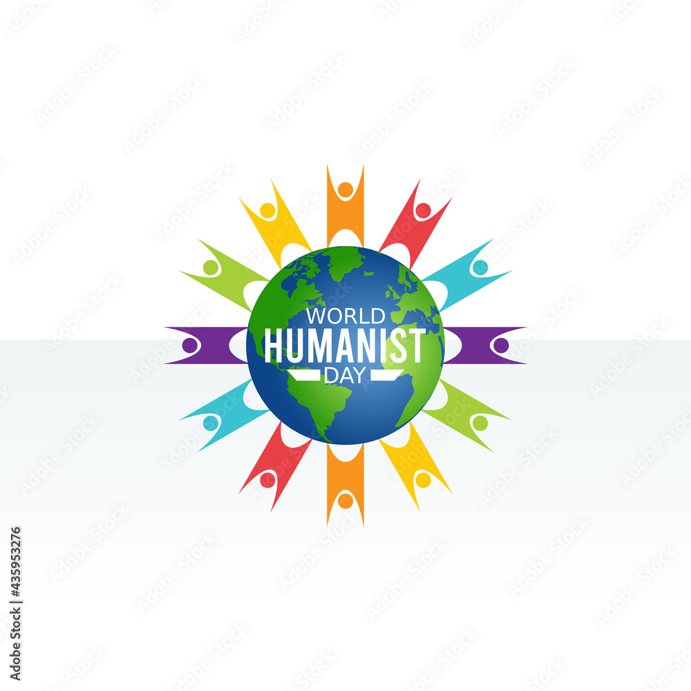 vector graphic of world humanist day good for world humanist day ...