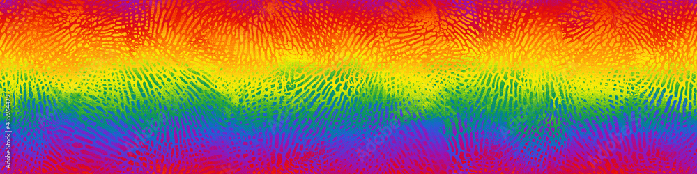 Grunge seamless texture with pattern, rainbow color, banner, 3d ...