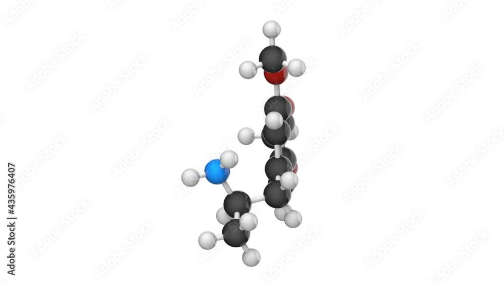 Vidéo Stock MMDA (5-methoxy-MDA) is a psychedelic and entactogen drug ...