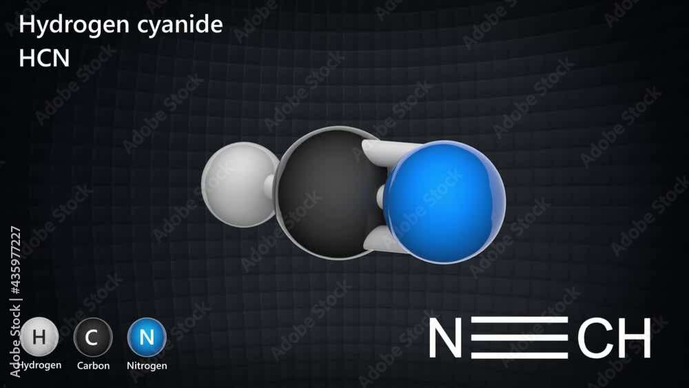 Vidéo Stock Hydrogen cyanide (Formic anammonide, Hydrocyanic acid ...