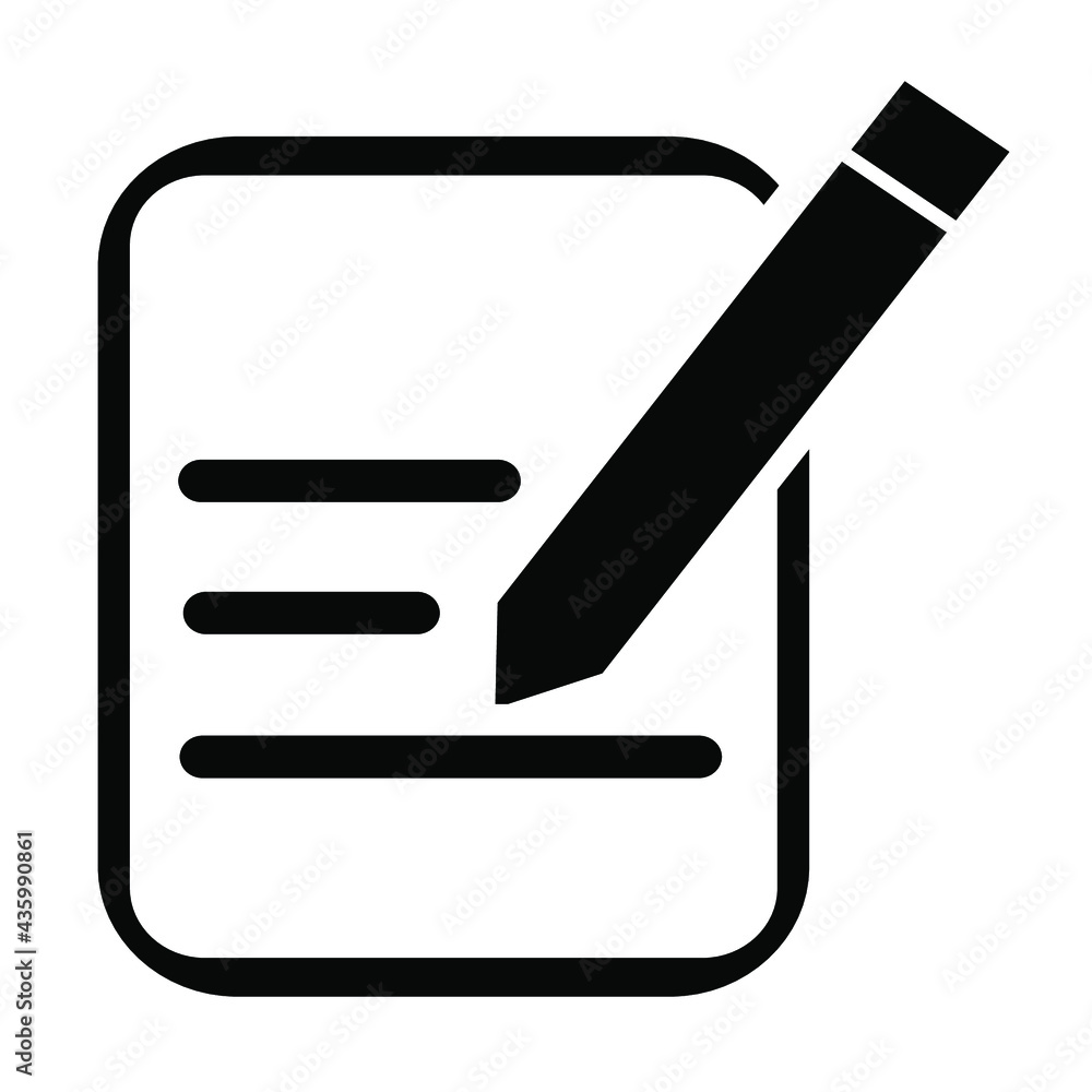 simple flat style spreadsheet paper icon Stock Vector | Adobe Stock