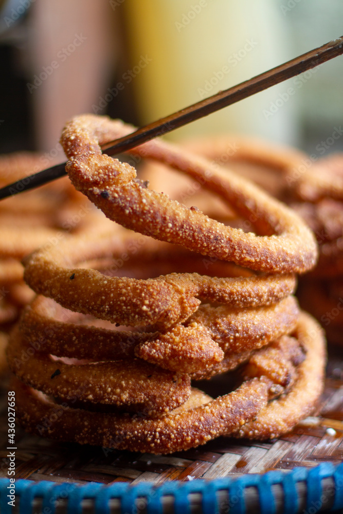 Sel Roti | Traditional Rice Bread of Nepal Stock Photo | Adobe Stock