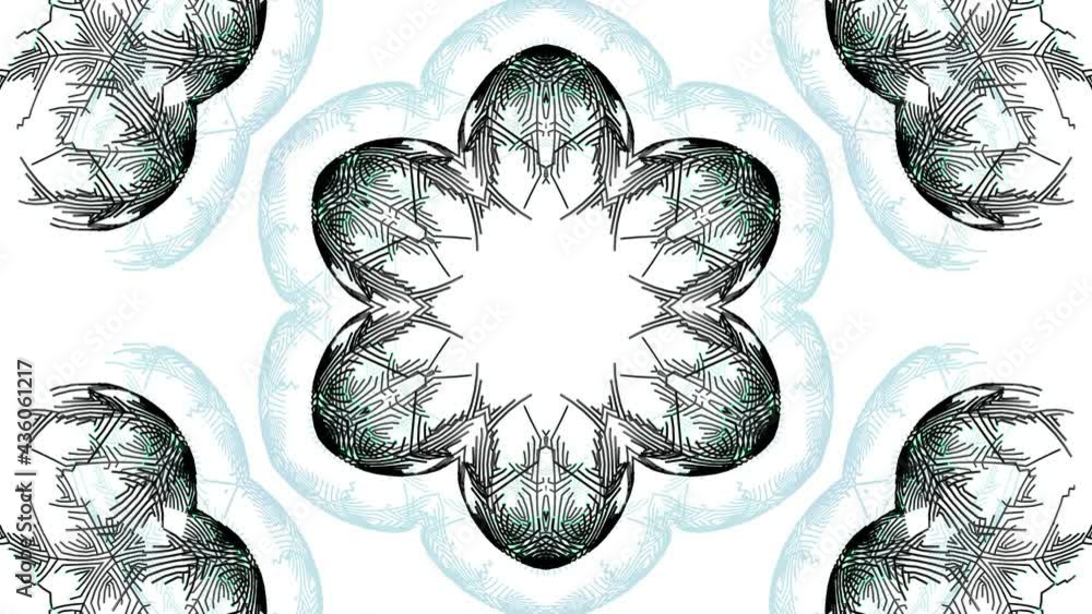 Ai growing geometric pattern of lines. Building solution by artificial ...