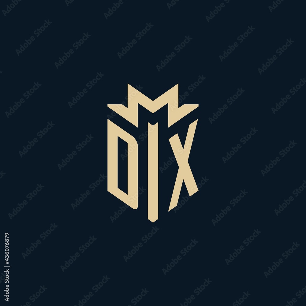 DX initial for law firm logo, lawyer logo, attorney logo design ideas ...