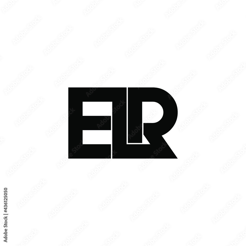 elr letter original monogram logo design Stock Vector | Adobe Stock