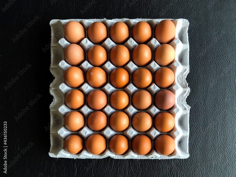 thirty eggs Stock Photo | Adobe Stock