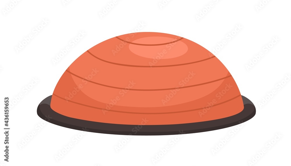 Bosu or half ball for balance and strength exercises and training ...