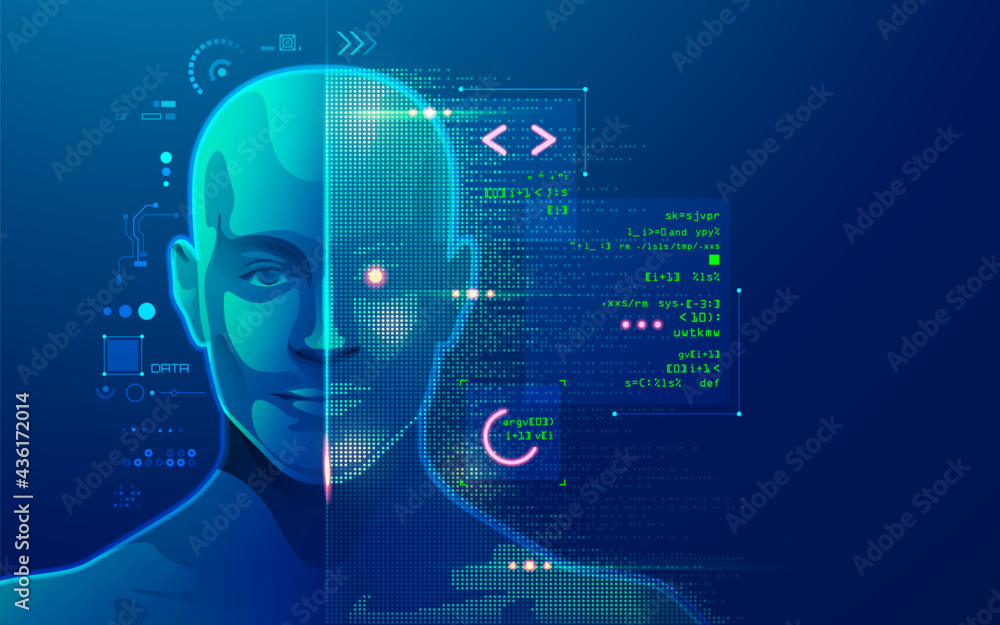 deepLearning Stock Vector | Adobe Stock