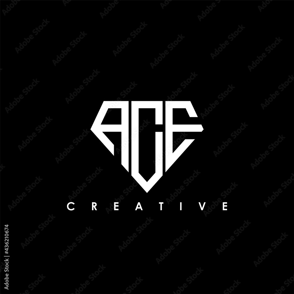 ACE Letter Initial Logo Design Template Vector Illustration Stock ...