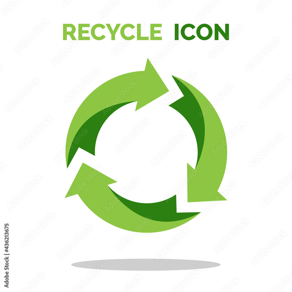 recycle icon set collection Stock Vector | Adobe Stock