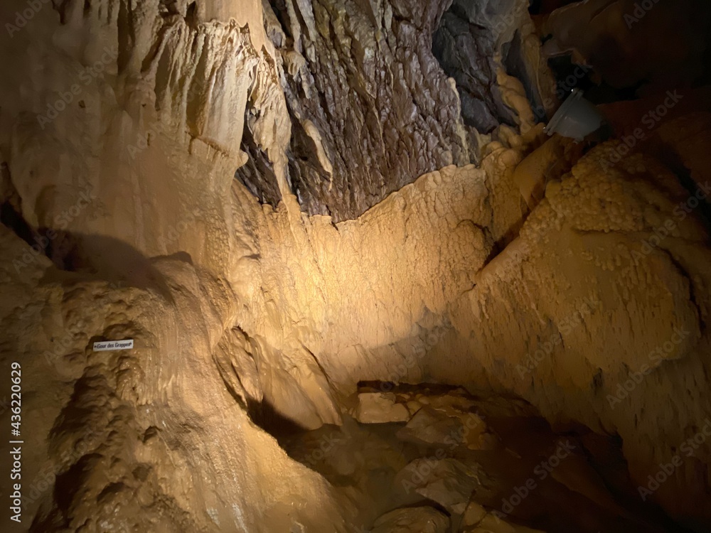 The Vallorbe caves or Grotte de l'Orbe (Grottes de Vallorbe or die ...