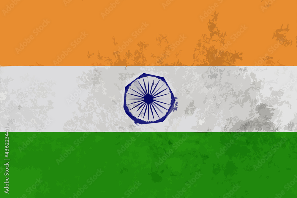 Bandera India vector AI (EPS) y JPEG Stock Vector | Adobe Stock