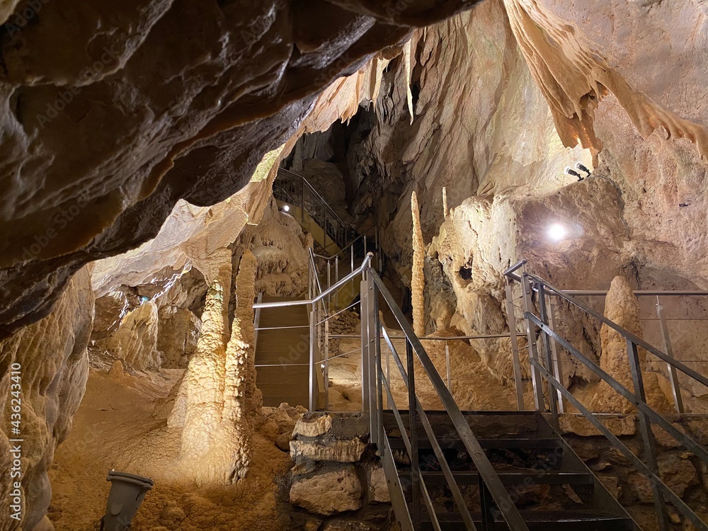 The Vallorbe caves or Grotte de l'Orbe (Grottes de Vallorbe or die ...