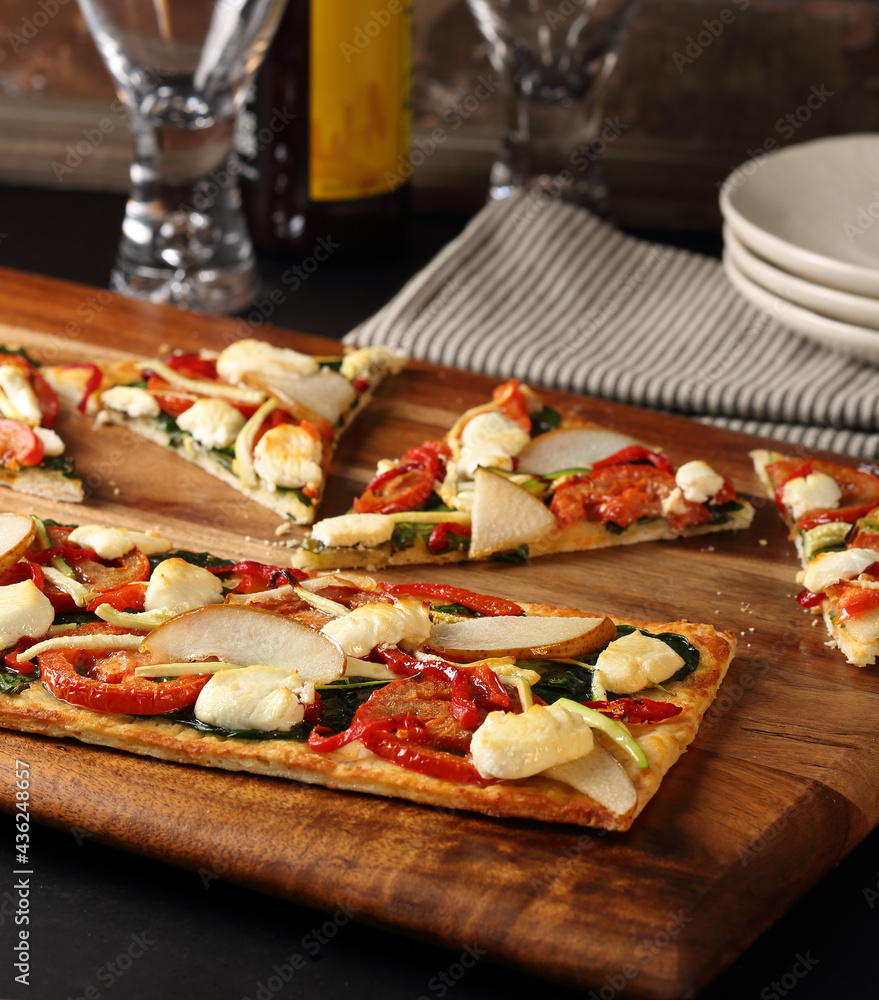 Pizza images for the food industry. Stock Photo | Adobe Stock