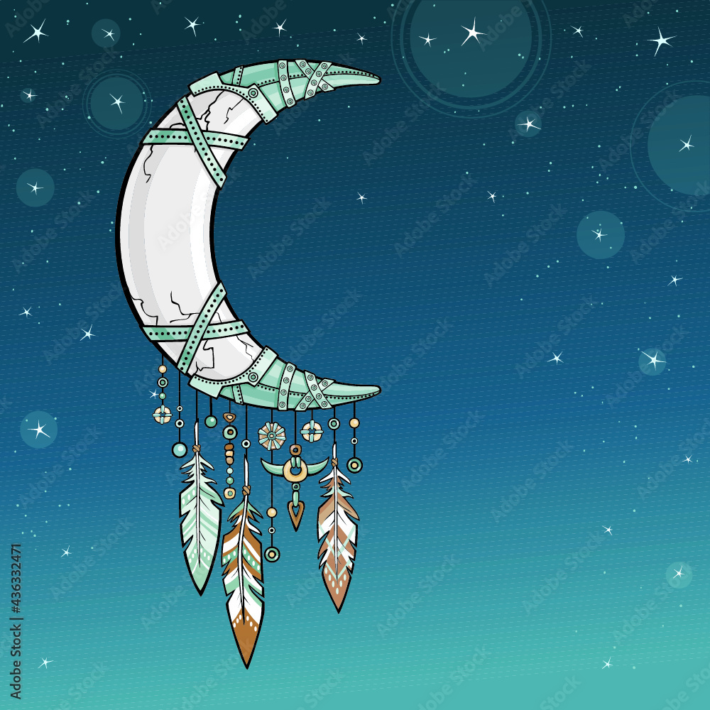 Native American Moon Symbol
