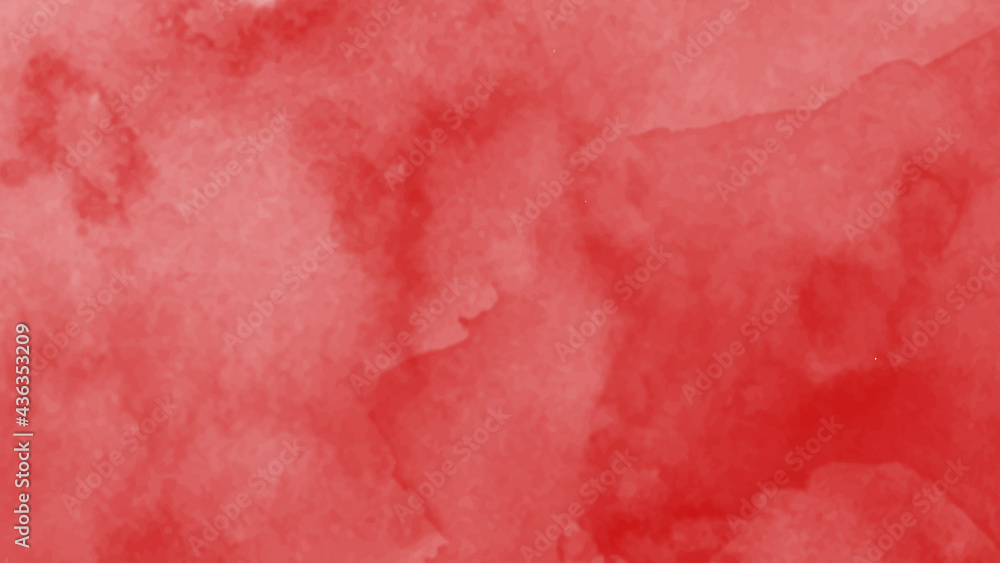 Abstract watercolor background, vector red watercolor splash background ...